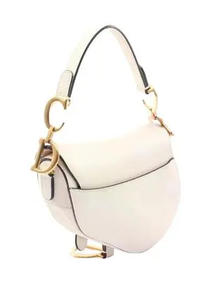 Dior Mini Saddle Handbag - Neutrals