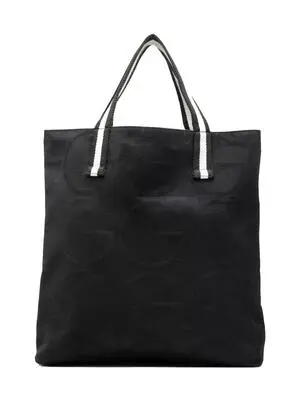 Gucci G Monogram Canvas Tote Bag - Black