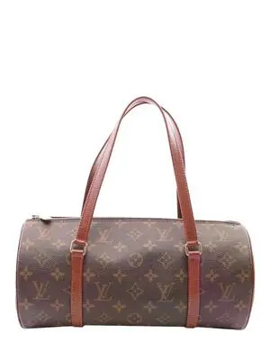LOUIS VUITTON Monogram Papillon 30 Handbag - Brown