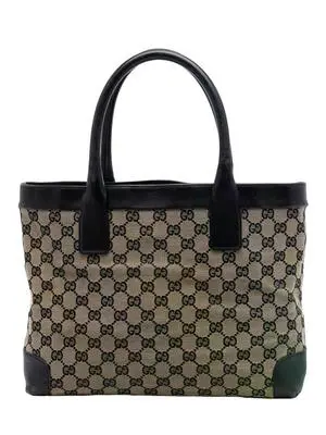 Gucci Gg Canvas Handbag - Neutrals