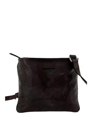 Gucci Gg Imprimé Crossbody Bag - Red