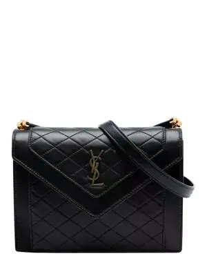 Saint Laurent Gaby Monogram Crossbody Bag - Black
