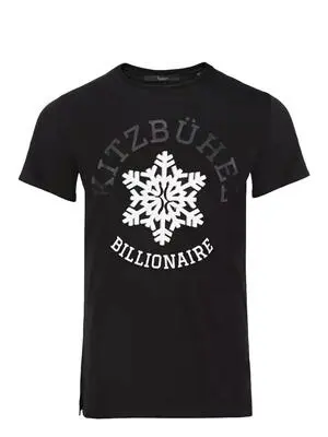 BILLIONAIRE Kitzbühel Snowflake-print T-shirt - Black