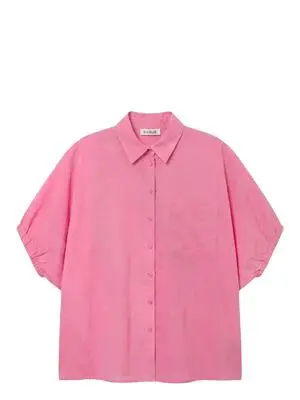 SOSUE Voile Blouse With Classic Collar - Pink