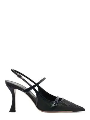 ALEXANDRE BIRMAN Tita Moire Pumps - Blue