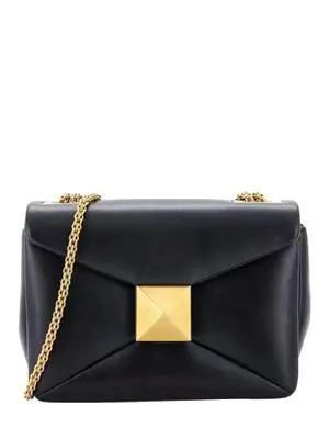Valentino Garavani One Stud Chain Flap Bag - Black