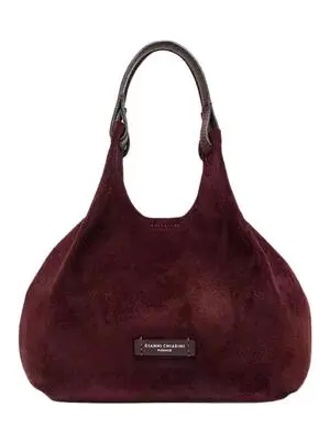 GIANNI CHIARINI GIANNI CHIARINI Suede Tote Bag Red
