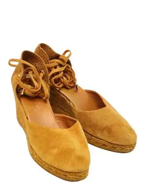 LORO PIANA Loro Piana Wedge Raffia Pumps