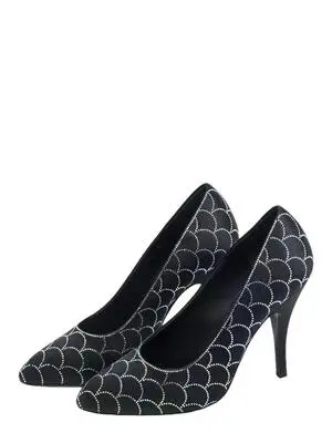 FERRAGAMO Judy Crystal-embellished Pumps - Black