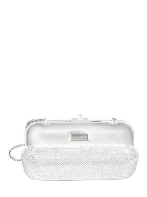 Judith Leiber Crystal Embellished Clutch Bag - Silver