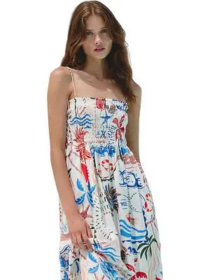 Z SUPPLY Z Supply Cornelia Printed Cotton Maxi Dress