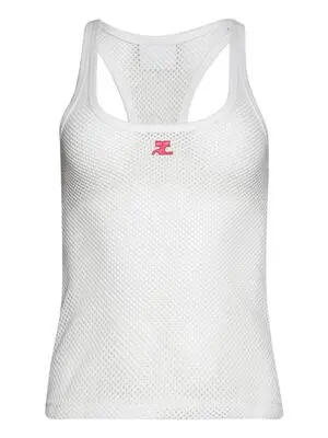 COURRÃ¨GES Courrèges Mesh Tank Top