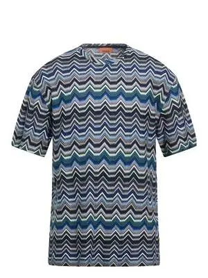 Missoni T-shirt Bright Size Cotton - Blue