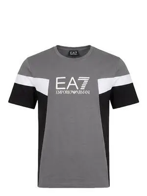 EA7 T-shirt Size Cotton - Grey