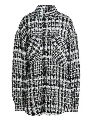 Faith Connexion Tweed Shirt - Black