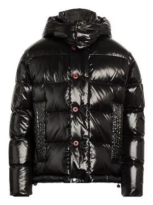 Peuterey Hooded Puffer Jacket With Duck Down Filling - Black