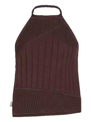 WOOLRICH WOOLRICH By Daniëlle Cathari Ribbed Knit Halterneck Top