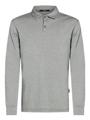TAKESHY KUROSAWA Polo Shirt Size Viscose, Polyester, Elastane - Grey