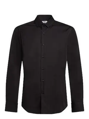 Iceberg Man Shirt Black Size 15 ½ Cotton Black