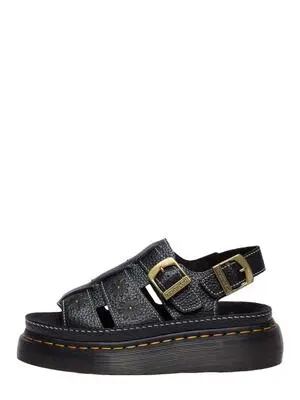 Dr. Martens Dr. Martens Wrenlie Fisherman Platform Sandals Black