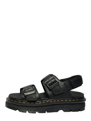 DR. MARTENS Dr. Martens Zebzag Pisa Leather Platform Sandals