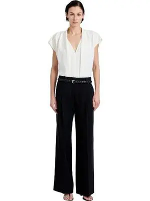 Proenza Schouler Halima High-waisted Pleated Trousers - Black