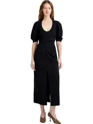 Proenza Schouler Clarissa Bi-stretch Cotton Nylon Dress - Black