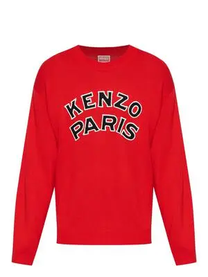 Kenzo Logo Crewneck Sweater - Red