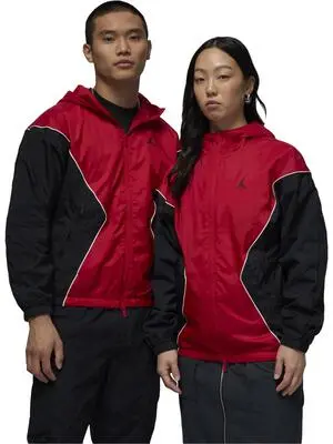 JORDAN As J Brk Draft Jacket - Black/red