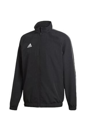 Adidas Logo Printing Casual Track Jacket - Black