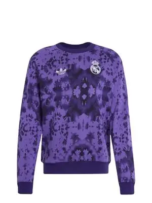 Adidas Real Madrid Cny Crew Sweatshirt - Purple