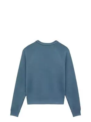 KENZO Kenzo Signature Logo Embroidered Raglan Sleeve Sweatshirt