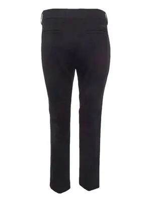 Prada Straight-leg Cropped Trousers - Black
