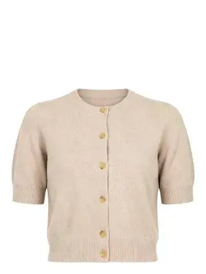 Arch4 Stanley Short-sleeve Cardigan - Neutrals