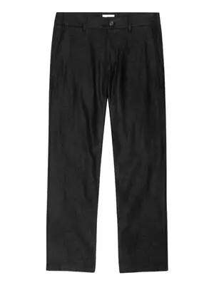 Nn07 Aden Straight-leg Trousers - Black