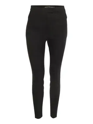 Alexander Wang Jersey Zip-detail Trousers - Black
