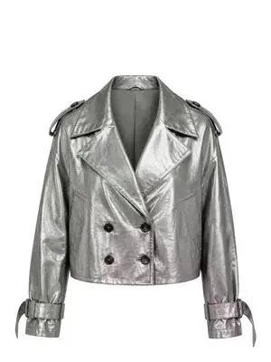 GIORGIO BRATO Double-breasted Coat - Silver