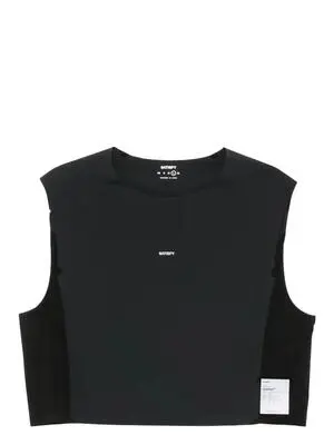 Satisfy Justice Trail Cropped Vest - Black
