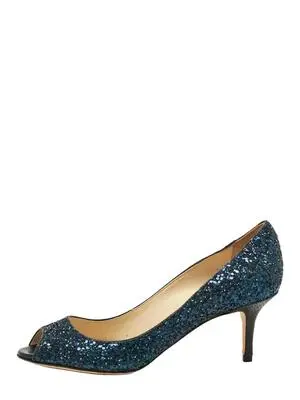 JIMMY CHOO Romy Peep-toe Pumps - Blue
