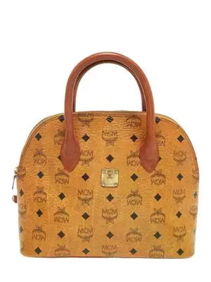 Mcm Heritage Visetos Tote Bag - Brown