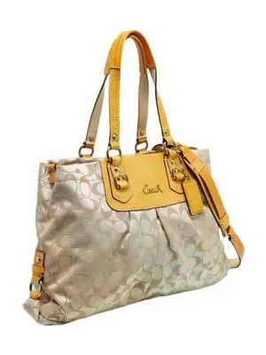 COACH VINTAGE Ashley Signature Tote Bag - Neutrals