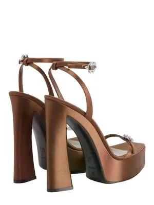 GIUSEPPE ZANOTTI Giuseppe Zanotti Himari Crystal Embellished Block Heel Sandals
