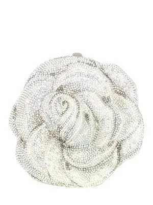 Judith Leiber Rose Desiree Mini Bag - Silver