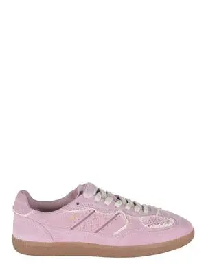 ALOHAS Crochet Trim Low-top Sneakers - Pink
