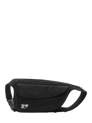 Burberry Logo Detailed Zip-up Belt Bag - Black