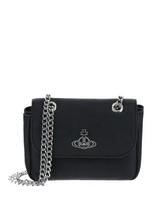 VIVIENNE WESTWOOD Logo Shoulder Bag - Black
