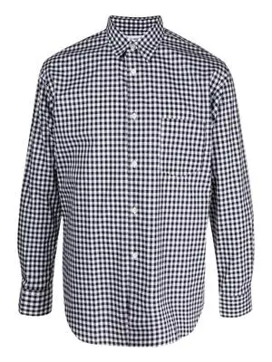Comme Des Garçons Forever Checked Shirt - Gray