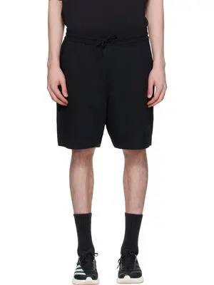 Y3 Elasticated Drawstring Waistband Shorts - Black
