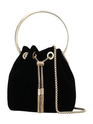 JIMMY CHOO Bon Bon Bucket Bag - Black