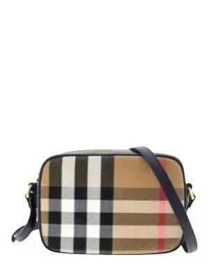 Burberry Small Check Camera Bag - Multicolor